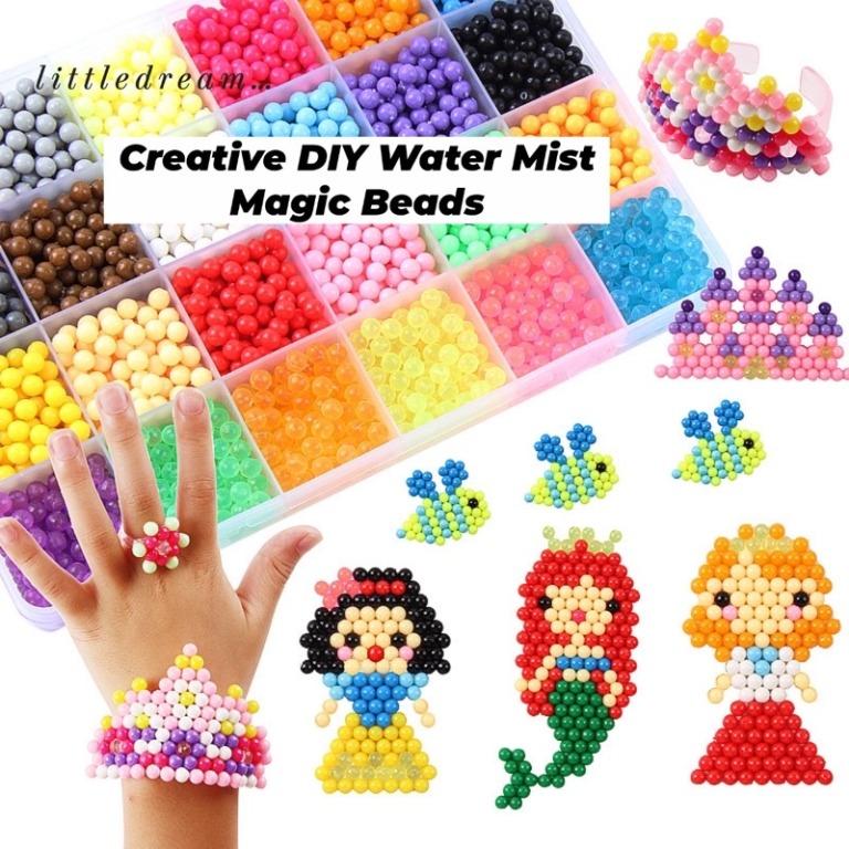 DIY Water Mist Magic Beads With Accessories Set HZ1388, Hobbies & Toys ...