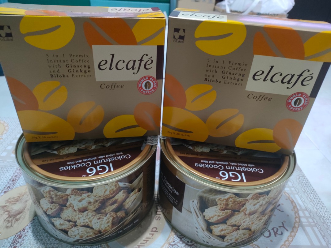 ELKEN Elcafe,,, 5 in one,, instant coffee with ginseng and Ginkgo ...