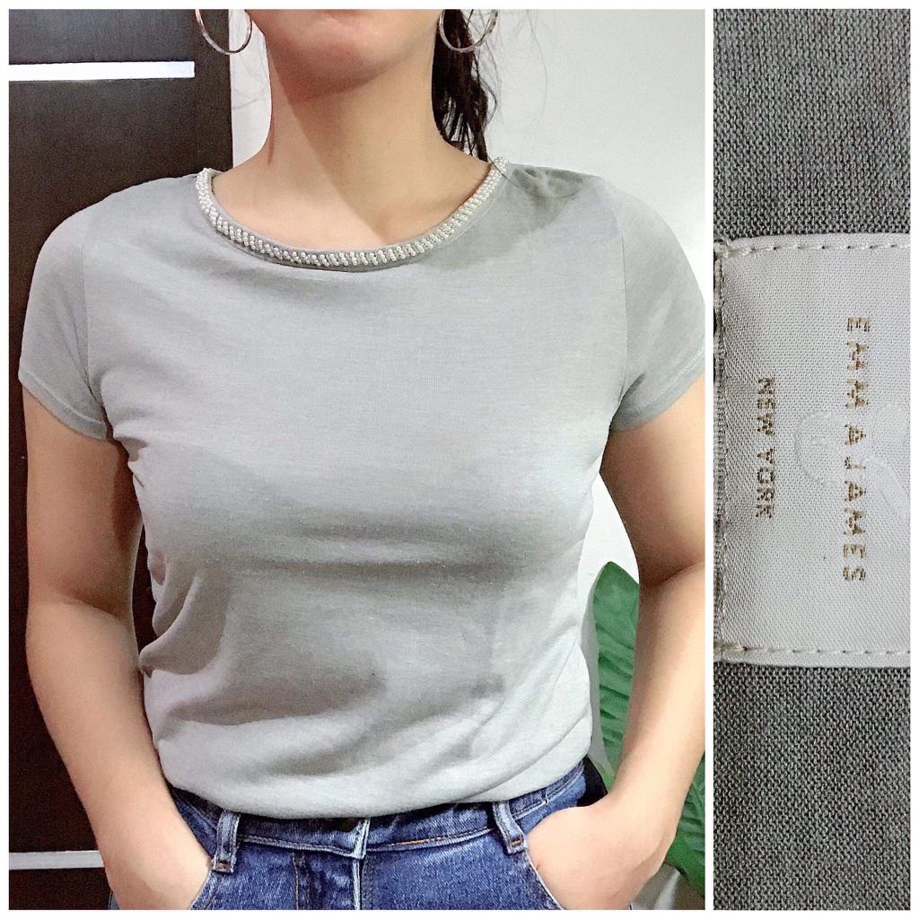 Emma James top, Women's Fashion, Tops, Blouses on Carousell