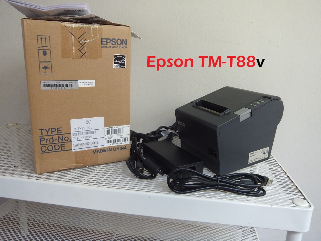 Epson TM T88v FAST receipt printer, Computers & Tech, Printers ...