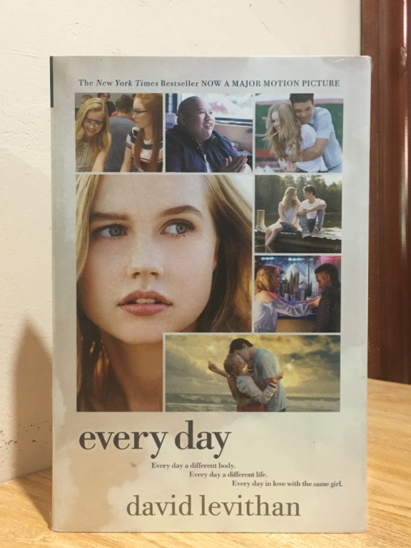 Every Day by David Levithan Major Motion Picture, Hobbies & Toys, Books ...