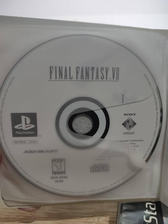 Final Fantasy VII Disc 1,2,3 NTSV-U/C version for Playstation, Video ...