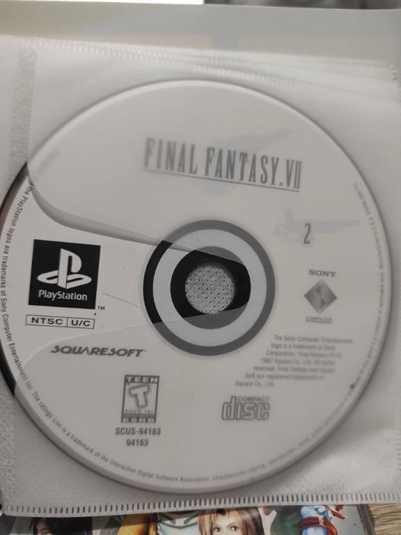 Final Fantasy VII Disc 1,2,3 NTSV-U/C version for Playstation, Video ...