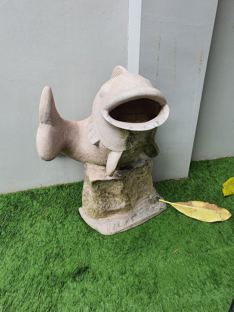 FREE Fish fountain water feature, Furniture & Home Living, Gardening ...