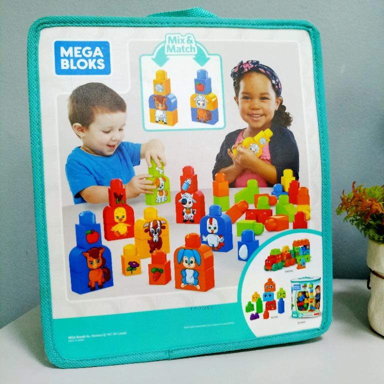 Fisher-Price Mega Bloks Build & Match Animals Farm Set, Hobbies & Toys ...