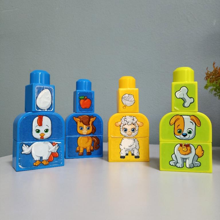 Fisher-Price Mega Bloks Build & Match Animals Farm Set, Hobbies & Toys ...