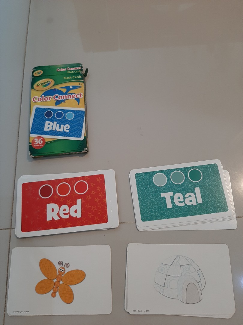 Sale flashcard color connect crayola, Buku & Alat Tulis, Buku Anak-Anak ...