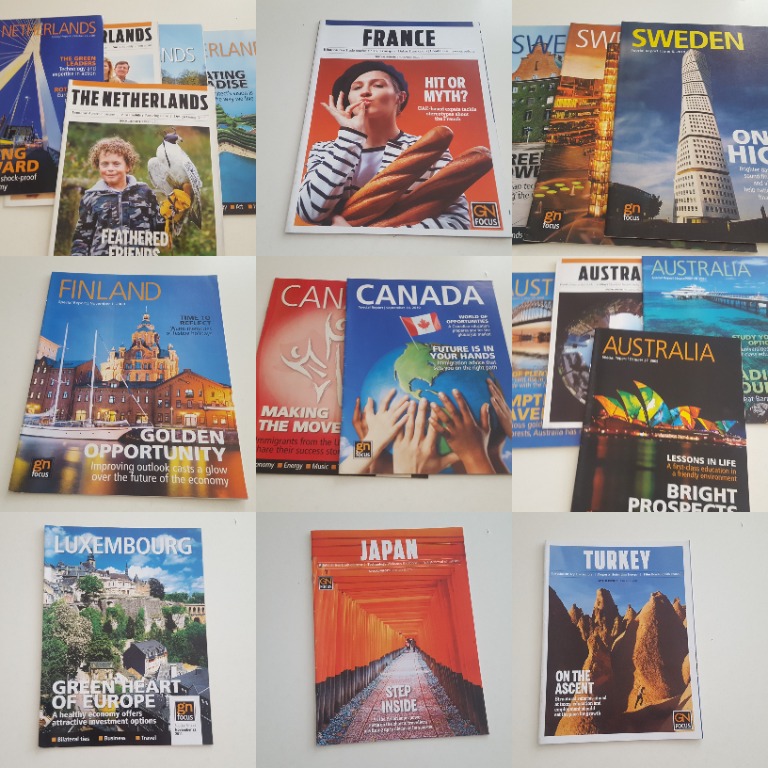 Gulf News Focus on different countries magazine set, Hobbies & Toys ...