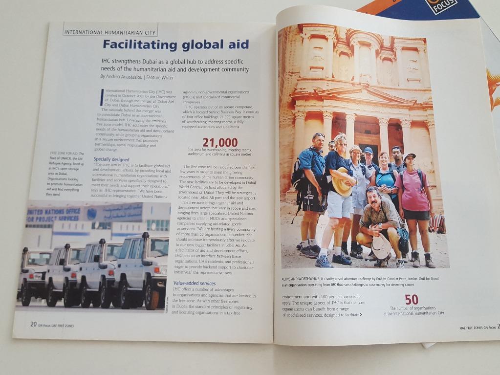 Gulf News Focus UAE Free Zones & Business Education magazine set ...