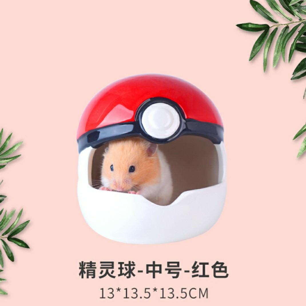 Hamster Pokeball Hideout, Pet Supplies, Homes & Other Pet Accessories ...