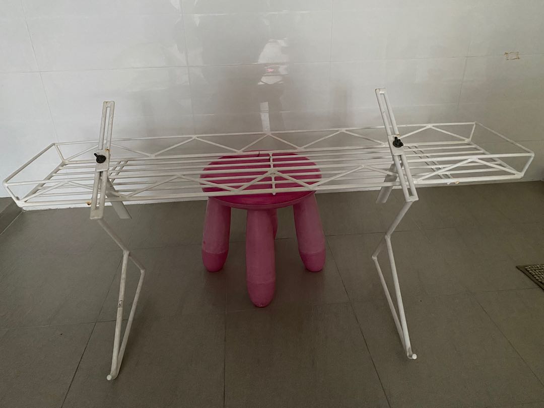 Hanging Plant Rack for HDB corridor, Furniture & Home Living, Gardening ...