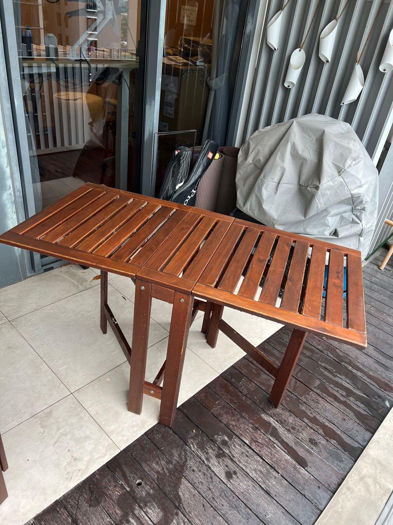 IKEA APPLARO table, Furniture & Home Living, Outdoor Furniture on Carousell
