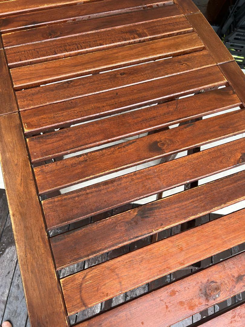 IKEA APPLARO table, Furniture & Home Living, Outdoor Furniture on Carousell