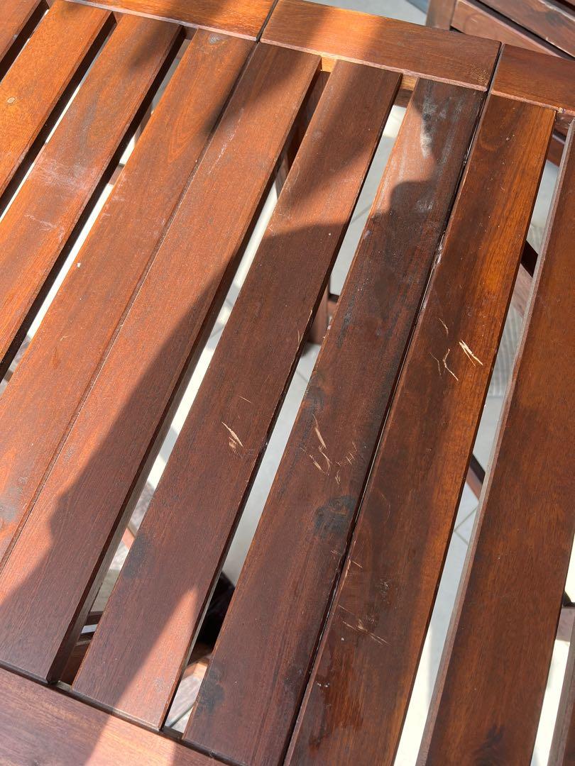 IKEA APPLARO table, Furniture & Home Living, Outdoor Furniture on Carousell