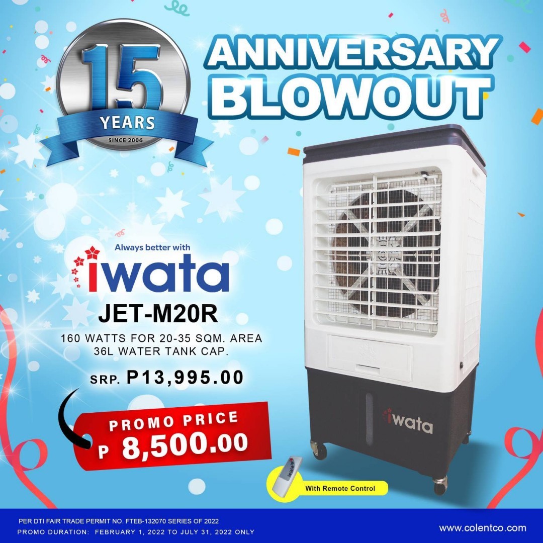 IWATA JET-M20R, TV & Home Appliances, Air Conditioning and Heating on ...
