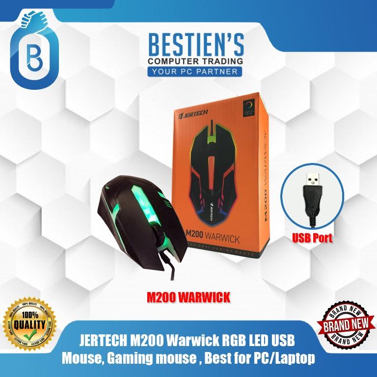 JERTECH M200 Warwick RGB LED USB Mouse, Gaming mouse , Best for PC ...