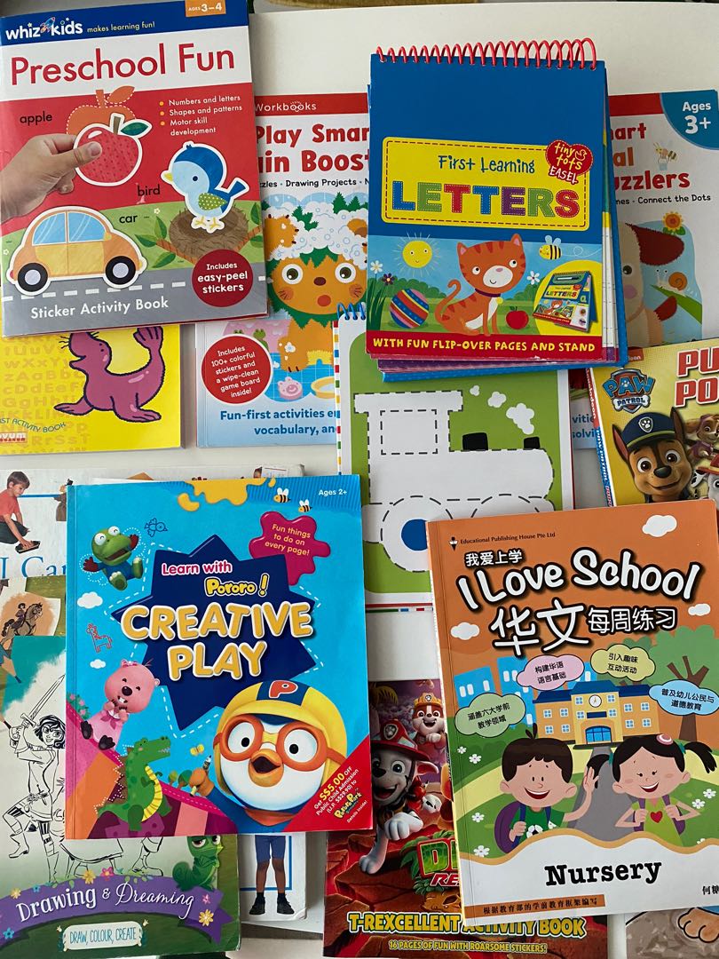 Kids activity books, Hobbies & Toys, Books & Magazines, Children's ...