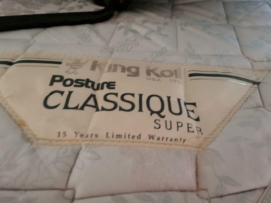 King Koil Posture Classique Super - king sized bed, Furniture & Home ...