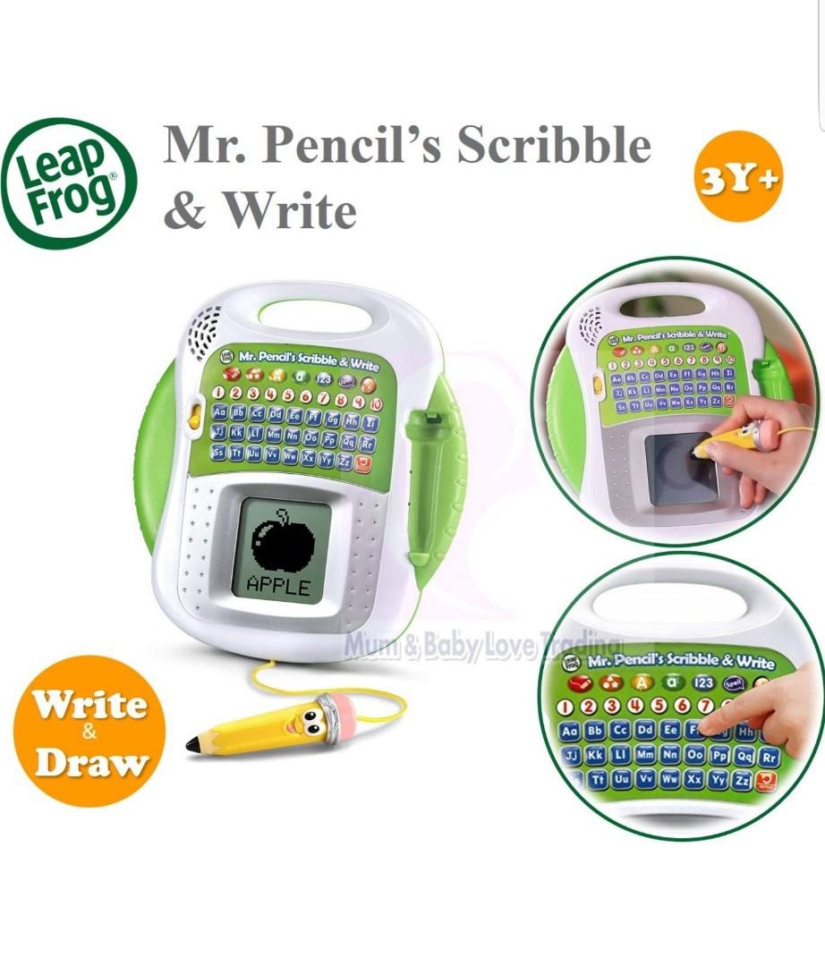 LEAPFROG mr pencil's scribble and write, Hobbies & Toys, Toys & Games ...