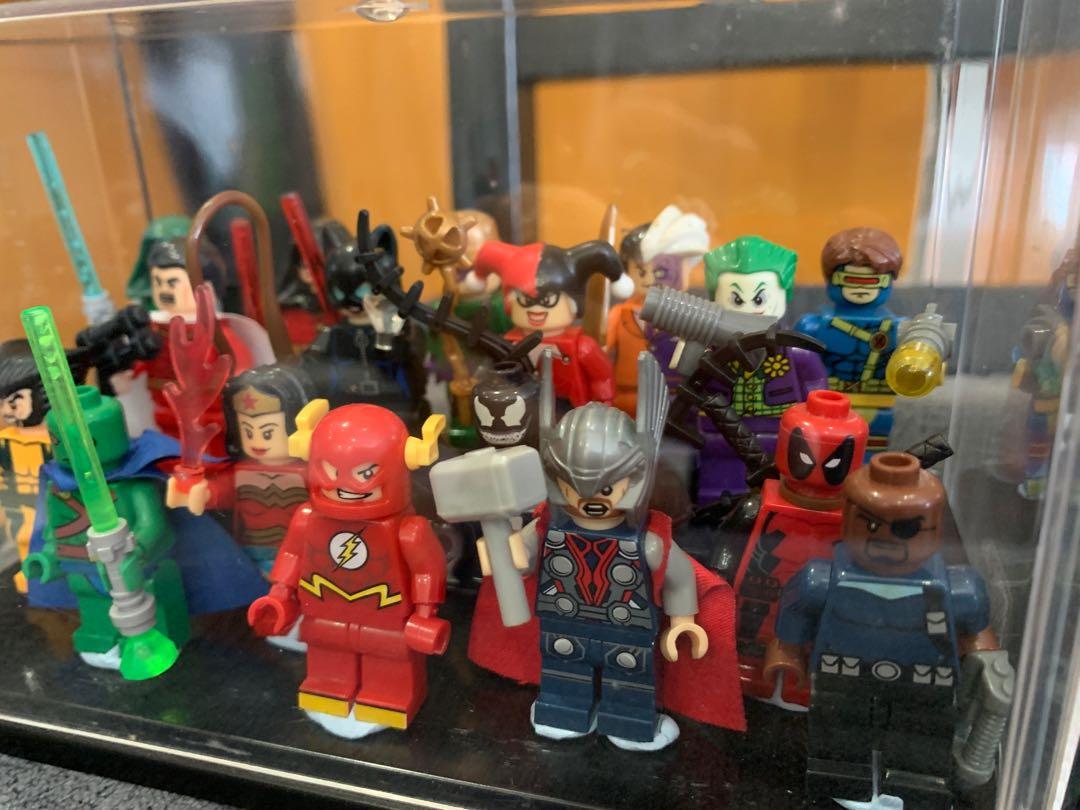 Lego look alike brick toy figurine from DC and Marvel character like ...