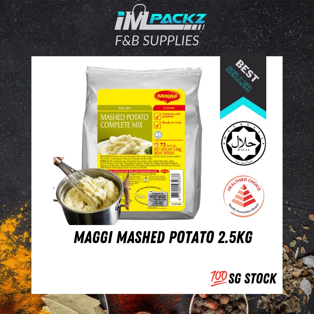 Maggi Instant Mashed Potato Mix 2.5kg, Food & Drinks, Packaged ...