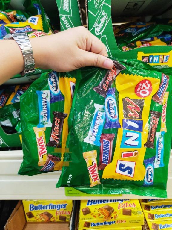 MARS Assorted Mixed Minis Snickers Bounty Milky Way Twix Chocolate ...
