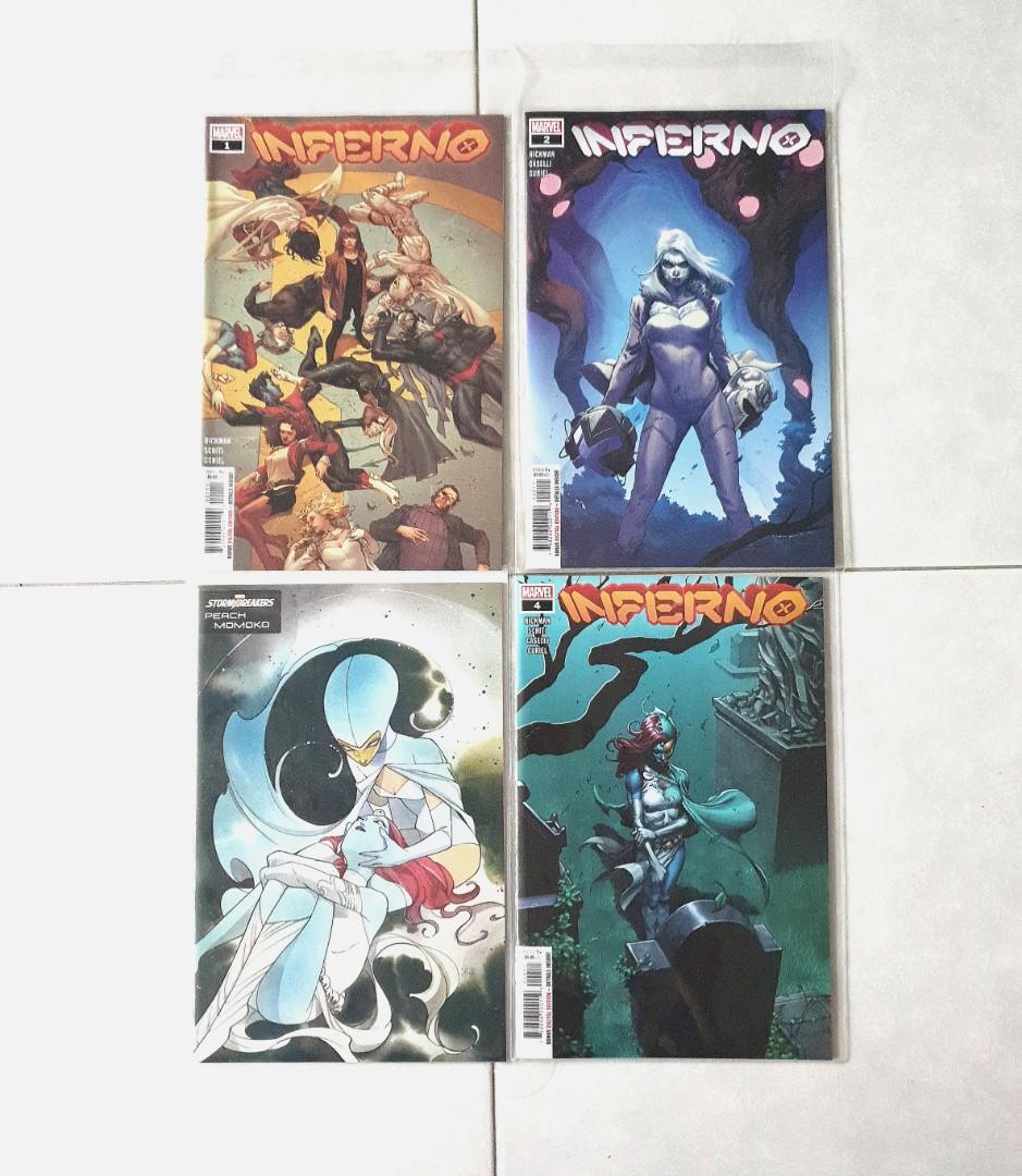 Marvel Comics Inferno Complete Part Mini-Series Near Mint Condition ...