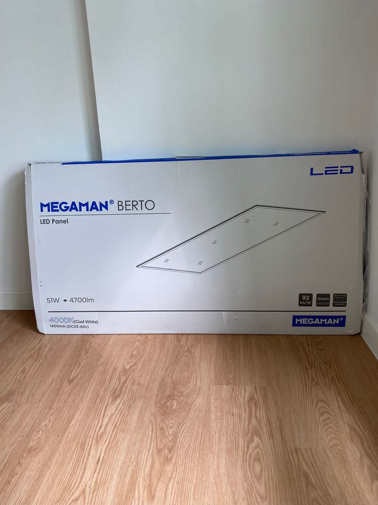 Megaman Berto LED Panel, Furniture & Home Living, Lighting & Fans ...