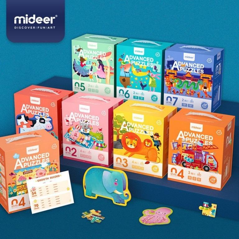 Mideer kids toys toy Artist Advanced Puzzle Level 1 to 7 HZ1379, Hobbies & Toys, Toys & Games on ...