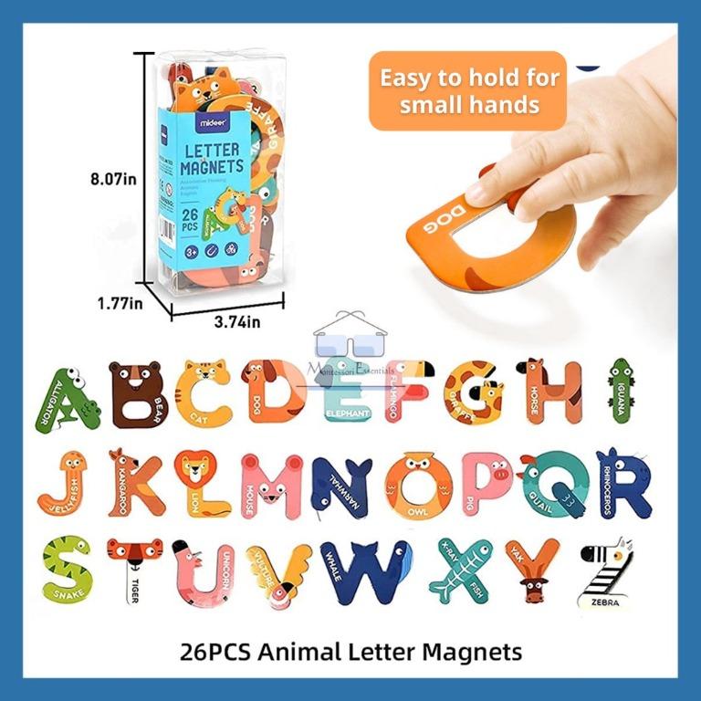 Mideer Letter Magnets [Kids Alphabets Learning Magnet] HZ1296, Hobbies ...