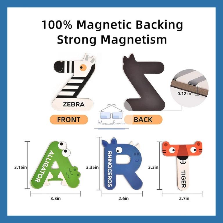 Mideer Letter Magnets [Kids Alphabets Learning Magnet] HZ1296, Hobbies ...