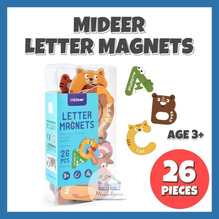Mideer Letter Magnets [Kids Alphabets Learning Magnet] HZ1296, Hobbies ...