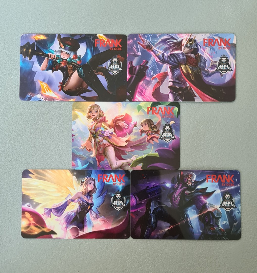 MLBB Frank X MPL S4 Collectible Cards - Full Set 10 cards EPIC and ...