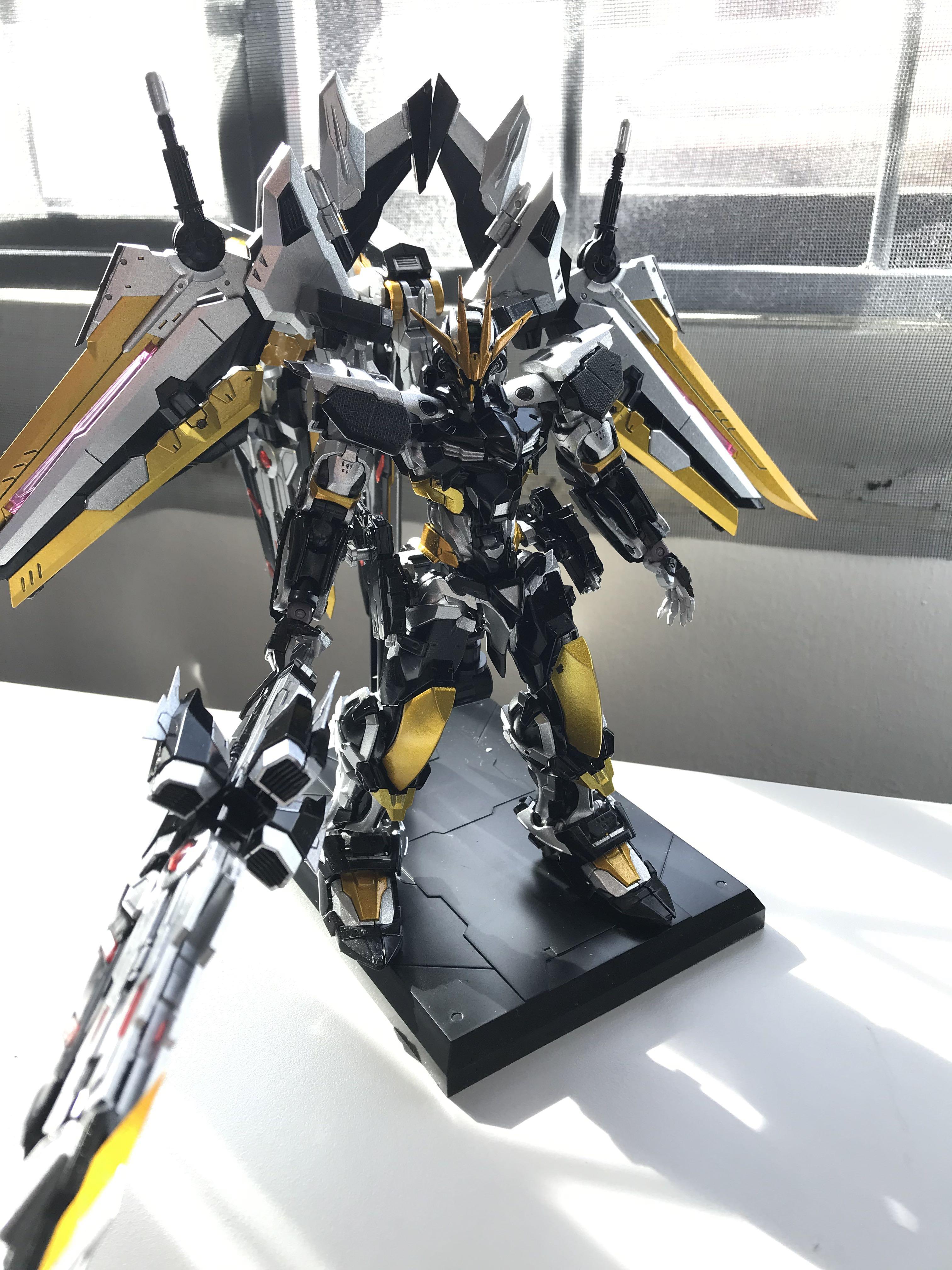 Mr model Gundam astray noir hirm add dragon sword, Hobbies & Toys, Toys ...