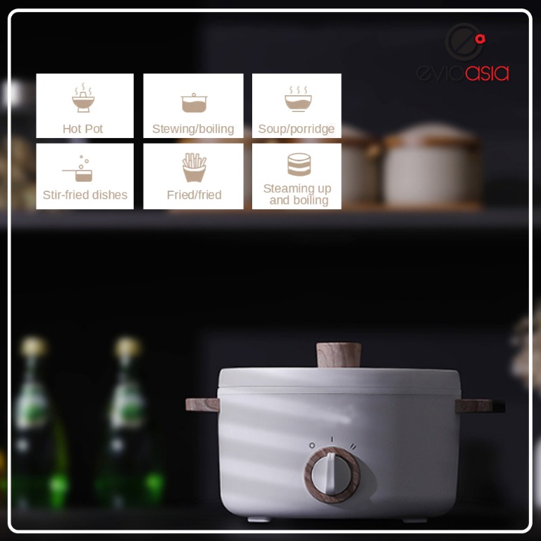 MULTIFUNCTIONAL ELECTRIC COOKER SKILLET HOT POT 1.5L, TV & Home ...