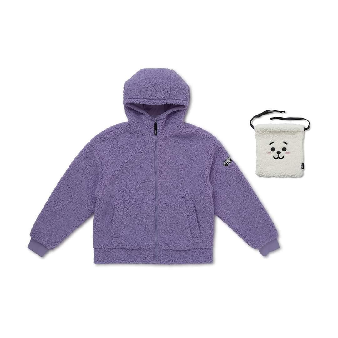 Official BT21 FLEECE JACKET, Women's Fashion, Coats, Jackets and ...