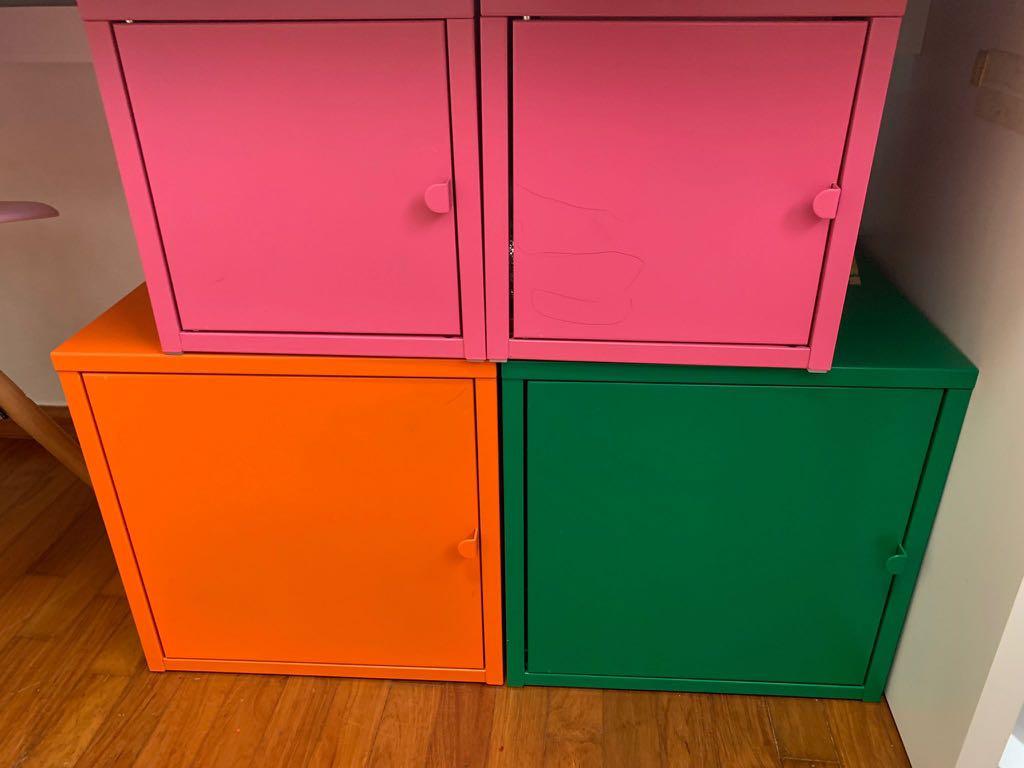 Pink Locker - Storage Cabinet (bought around 2 years), Furniture & Home ...