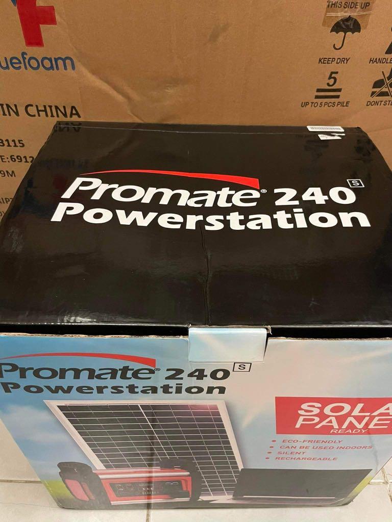 Promate 240 Powerstation (400W Power) with Solar Panel bundle, TV ...