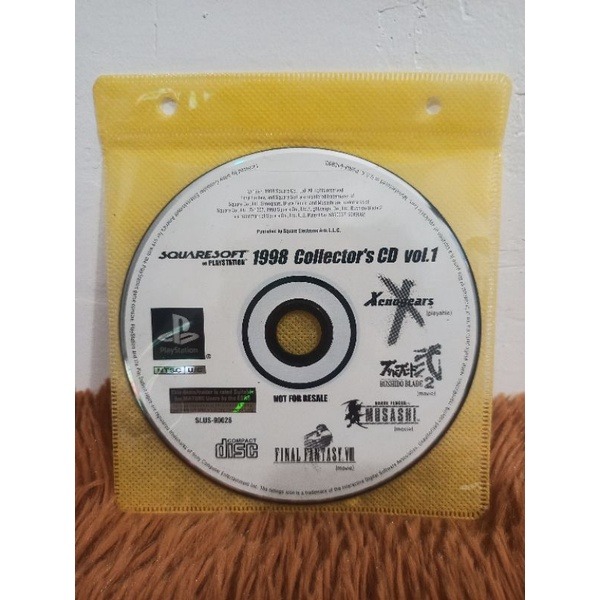 PS1 Squaresoft on Playstation 1998 Collector's CD Vol 1 NTSC U/C ...