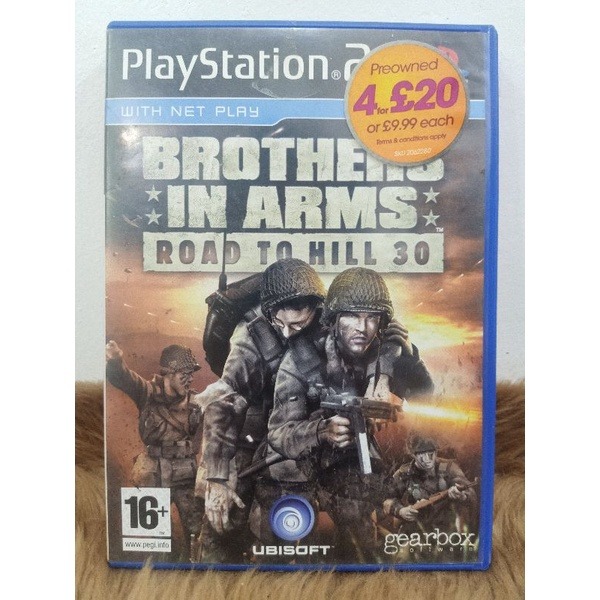 PS2 Brothers in Arms Road to Hill 30 PAL, Video Gaming, Video Games ...