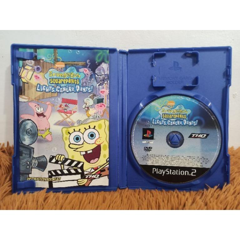 PS2 SpongeBob Squarepants Lights,Camera,Pants! PAL, Hobbies & Toys ...