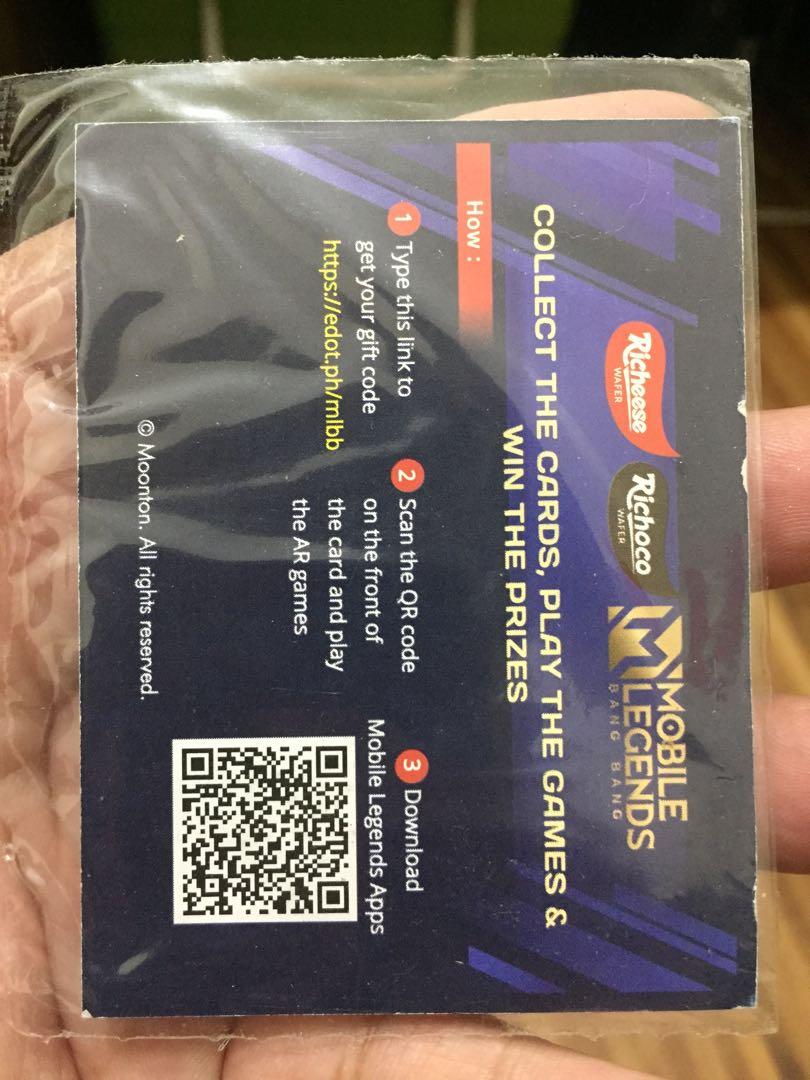 Richoco Mobile Legends Card, Hobbies & Toys, Toys & Games on Carousell