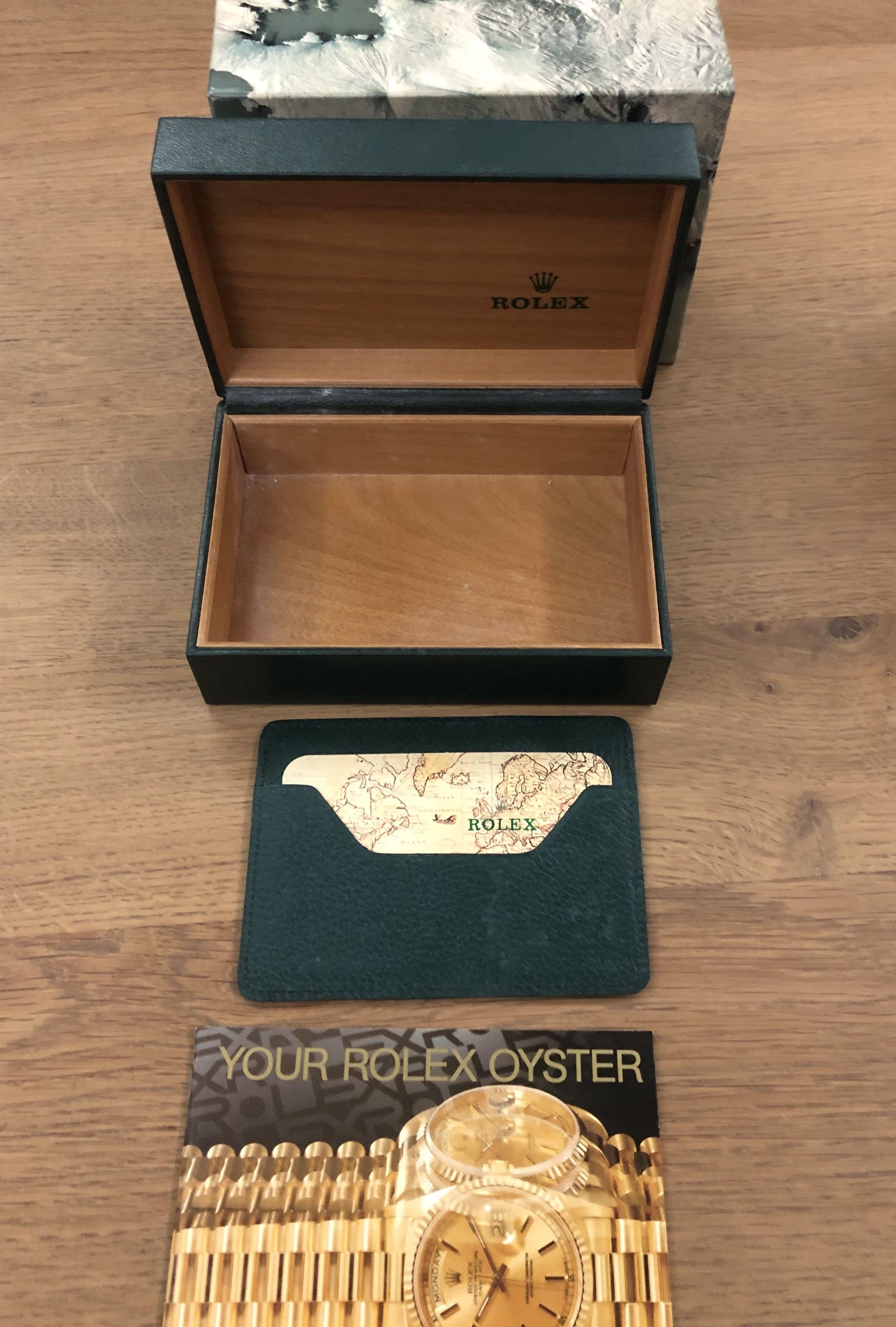 Rolex Watch Boxes (Vintage) in mint condition, Men's Fashion, Watches ...