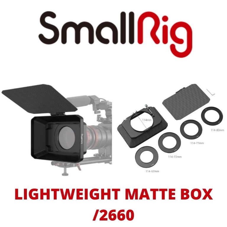 SMALLRIG 2660 / LIGHTWEIGHT MATTE BOX, Photography, Photography ...