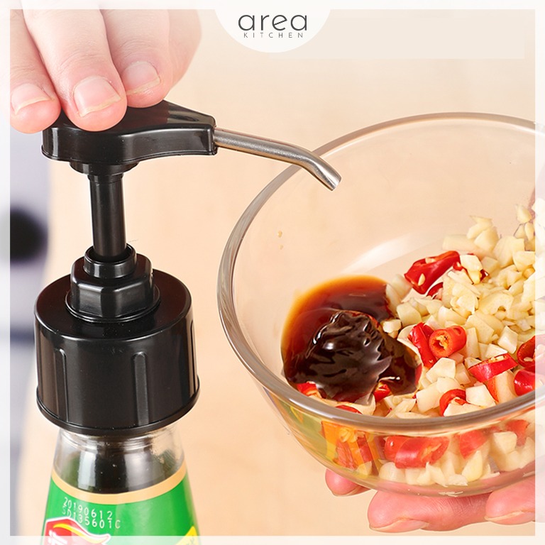Stainless Steel Dispenser Head Bottle Pump For Sauce chili Ketchup ...