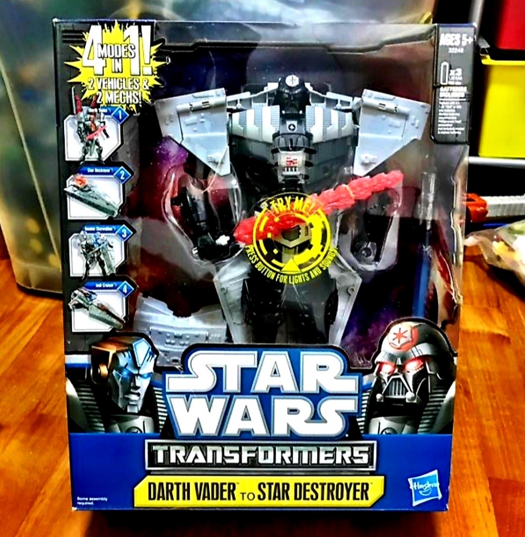 Star Wars / Transformers Darth Vader Star Destroyer, Hobbies & Toys ...