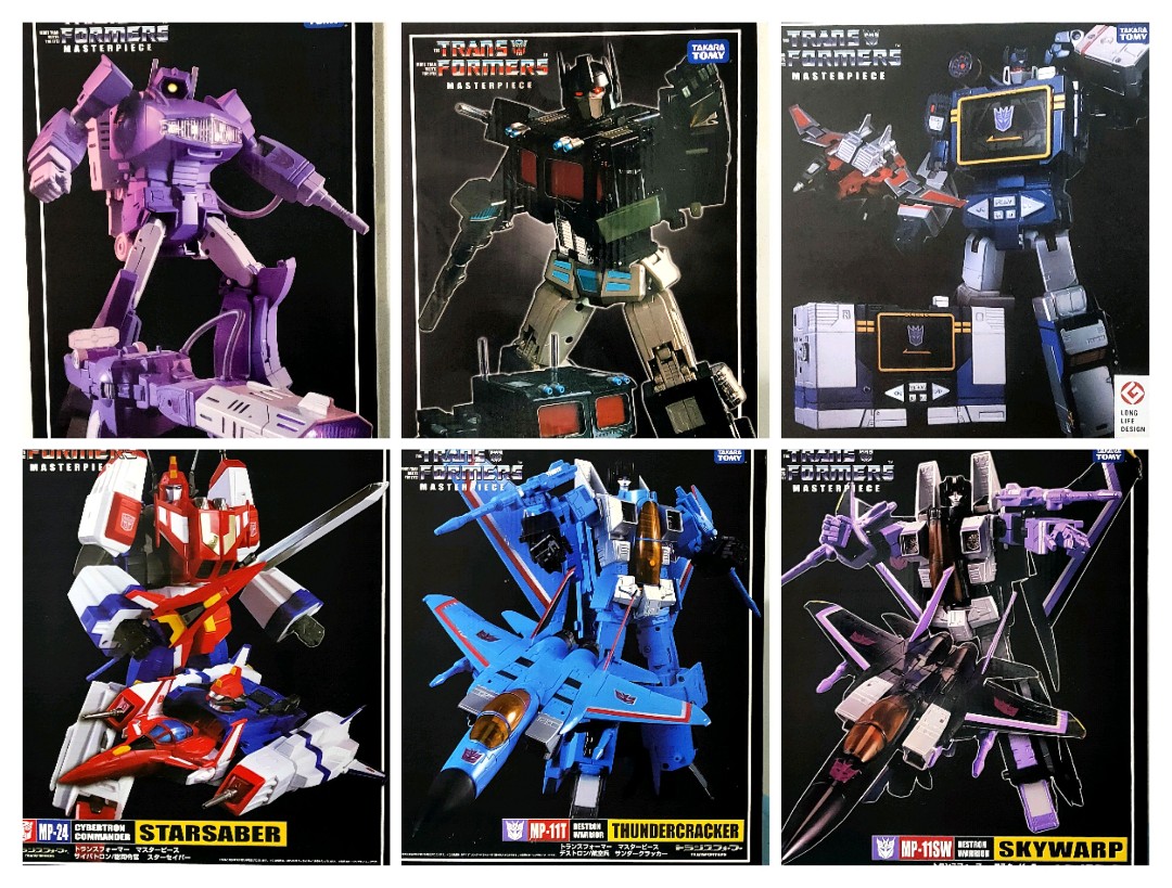 Transformers MP Destron Laserwave, Convoy (Black Ver), Soundwave ...