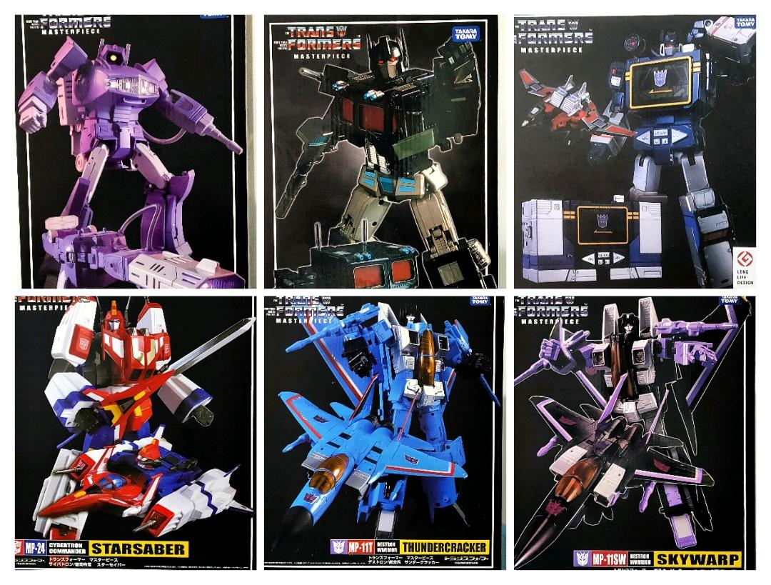 Transformers MP Destron Laserwave, Convoy (Black Ver), Soundwave ...