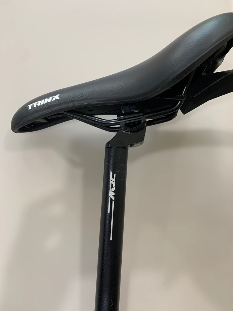 Trinx seat plus seatpost and cover, Sports Equipment, Bicycles & Parts ...