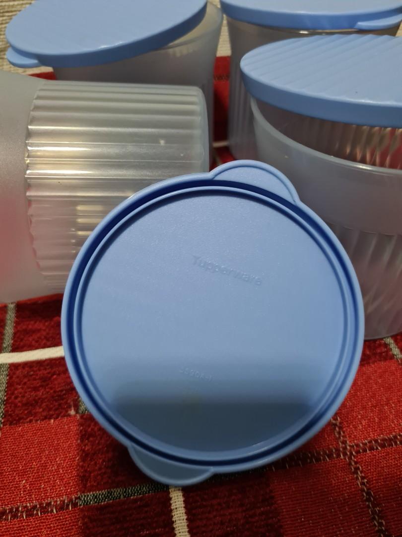 Tupperware Elegant Small Round Collectible Set (4), Furniture & Home ...